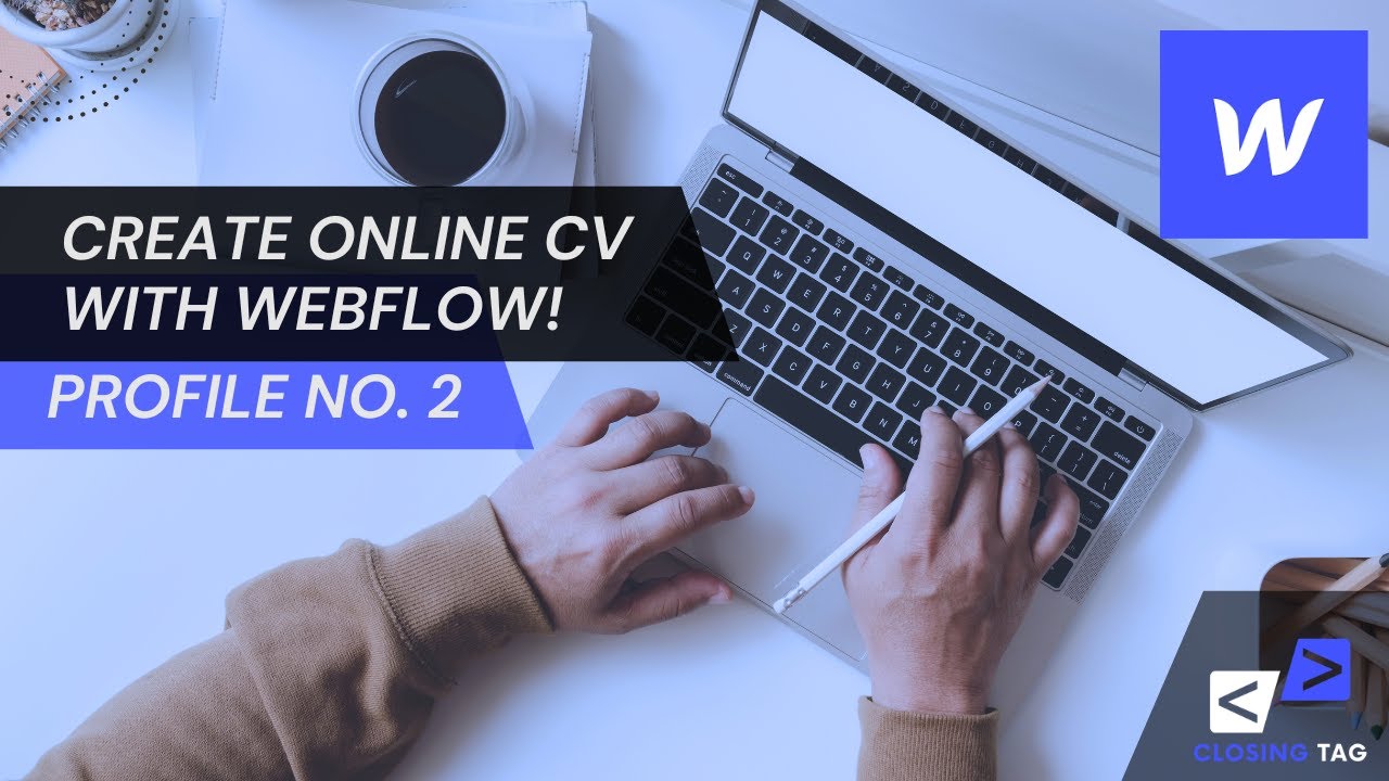 Create online CV using WEBFLOW 2 - No Code - YouTube