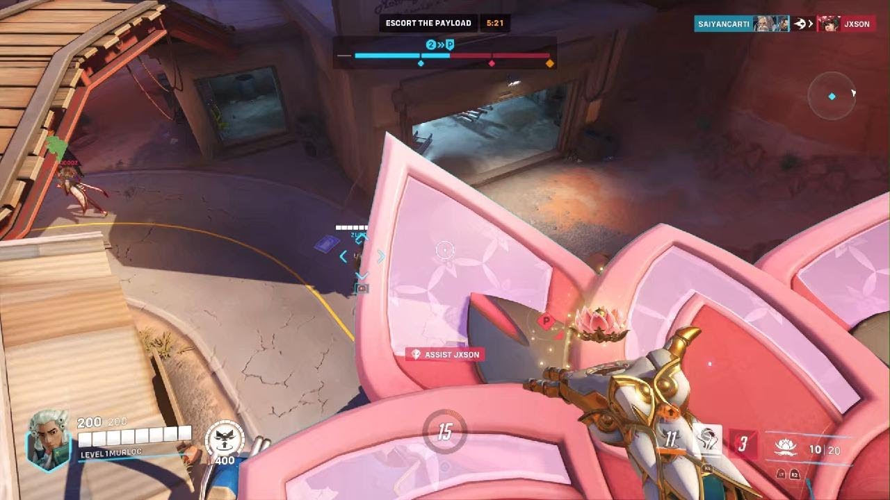 Overwatch 2 lw saves ana from ult - YouTube