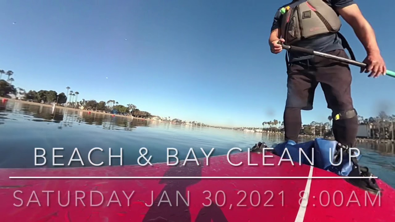 Beach and Bay Clean Up - YouTube