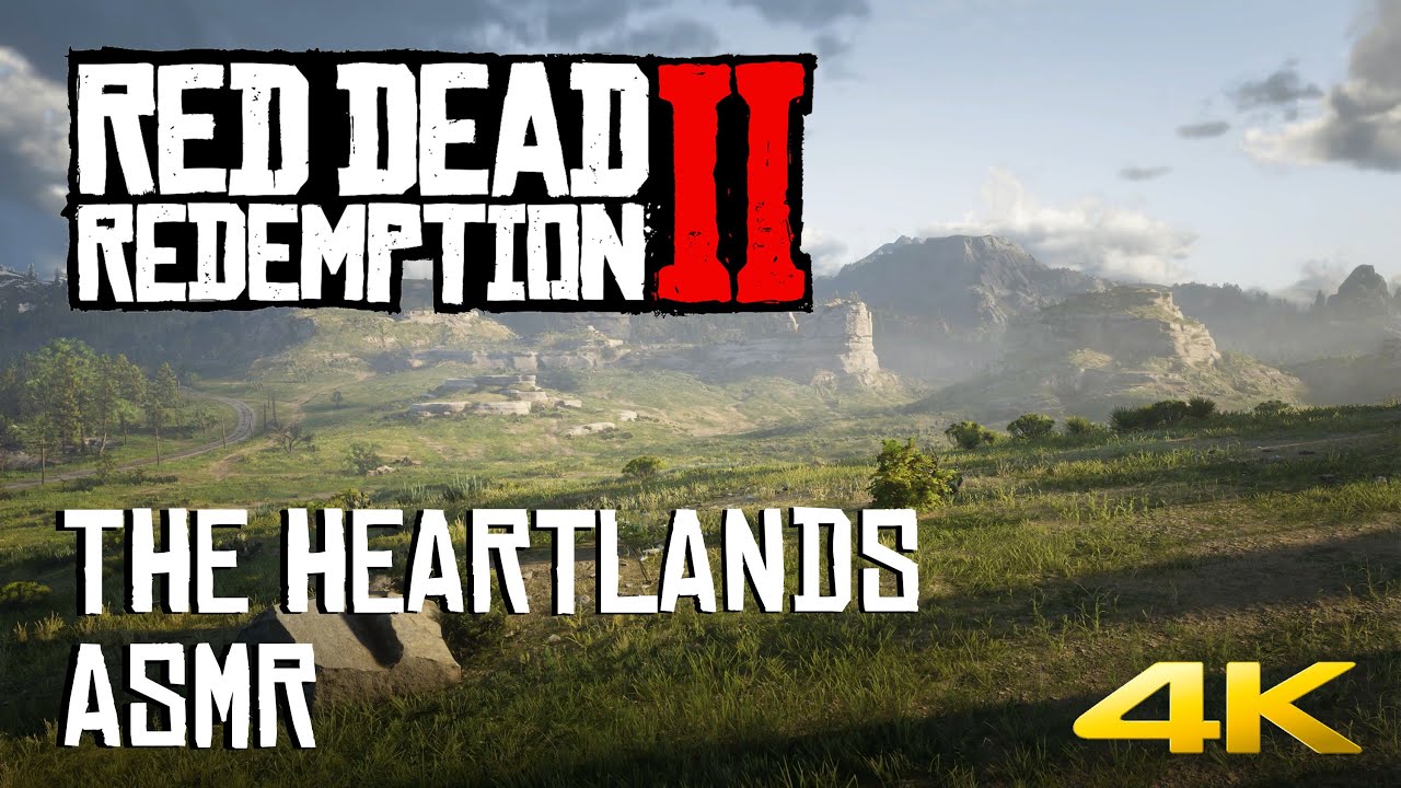 The Heartlands I RDR2 I ASMR, Nature Sounds, Relaxation I 4K - YouTube