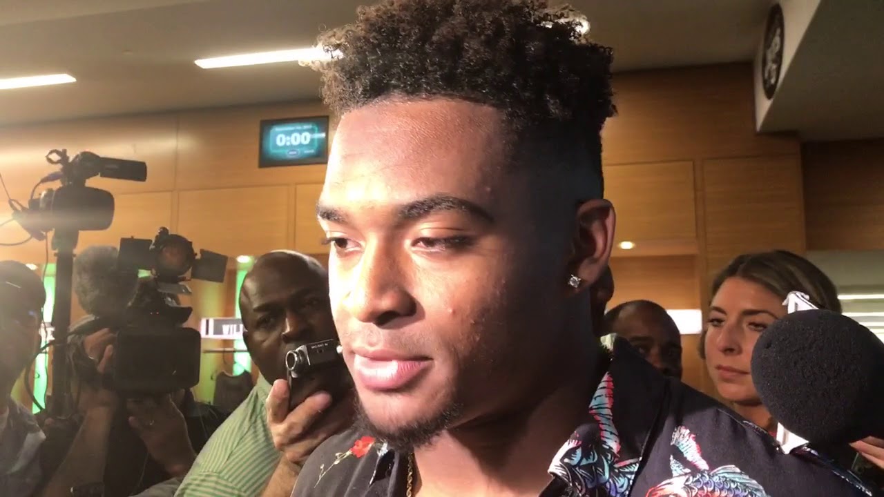 9/24/2017: Jamal Adams post-game interview (Jets vs. Dolphins; 1st NFL ...