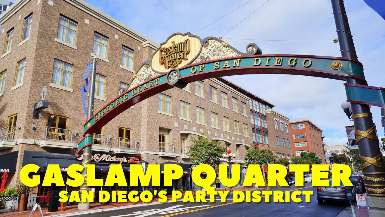 Gaslamp District, San Diego | Daytime Walking Tour [4K UHD] - YouTube
