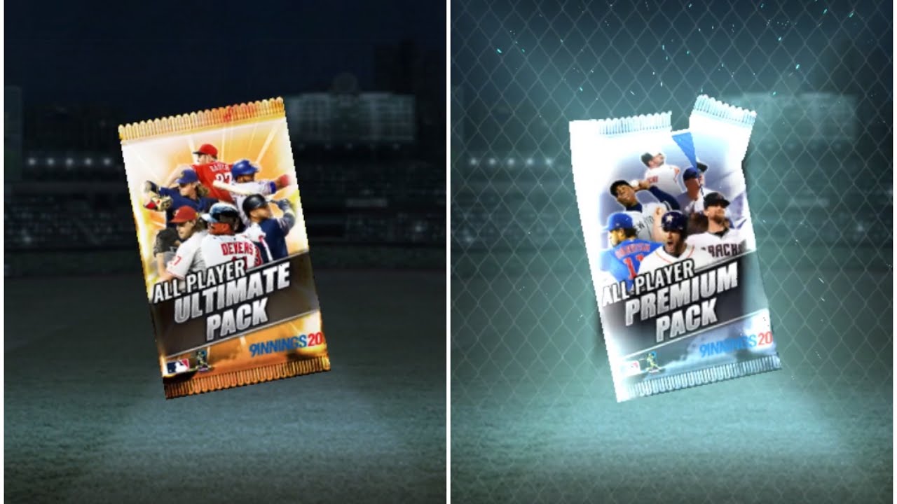 최고급 & 고급팩 개봉_Ultimate & Premium packs open [MLB 9 INNINGS 20] - YouTube