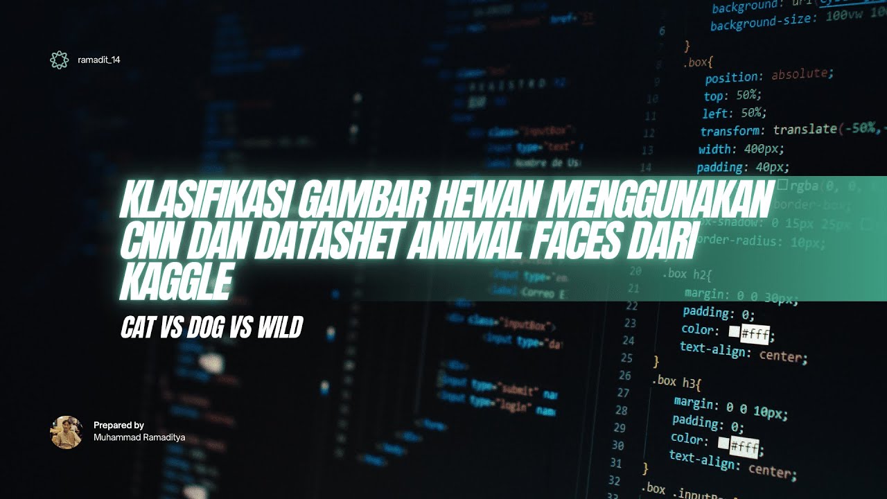 Klasifikasi Gambar Hewan dengan CNN (Convolutional Neural Network) dan ...