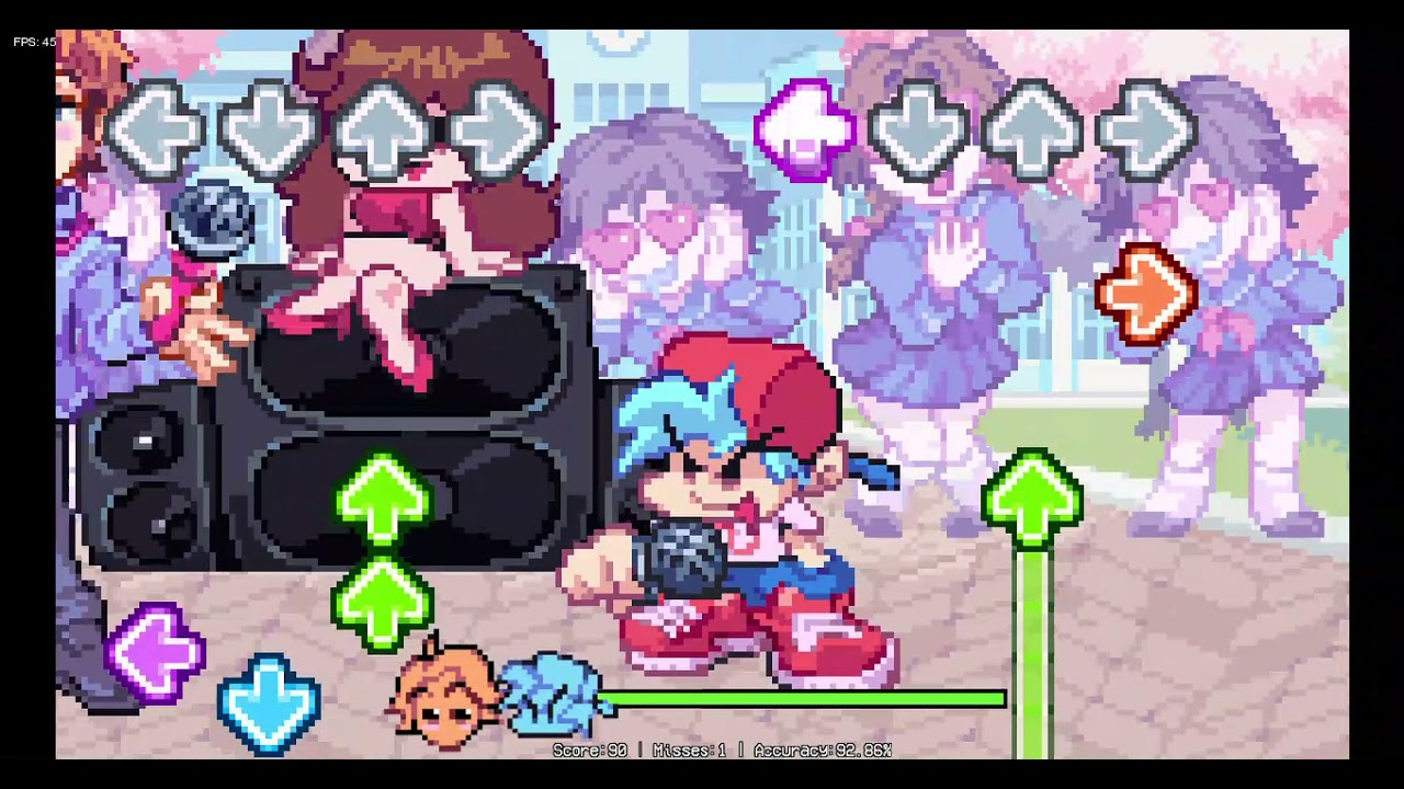 Normal Day in class Fnf - YouTube