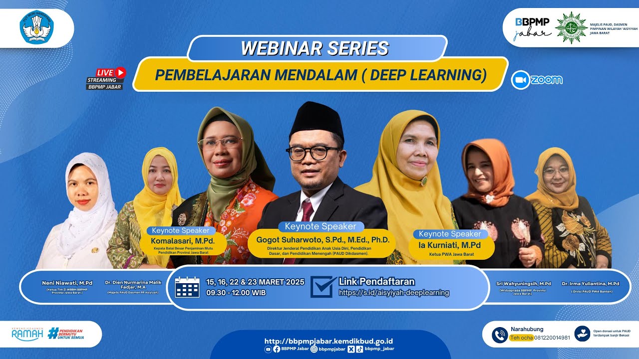 Webinar Series Pembelajaran Mendalam (Deep Learning) | BBPMP Jabar - YouTube