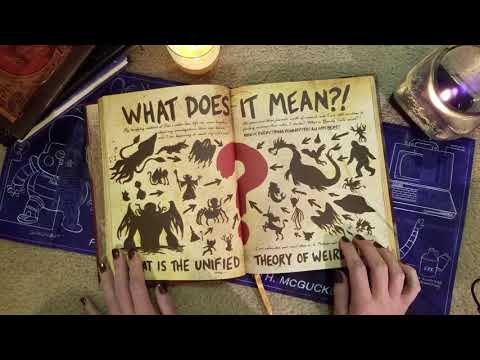 ASMR flip thru Gravity Falls Journal 3 (soft spoken)