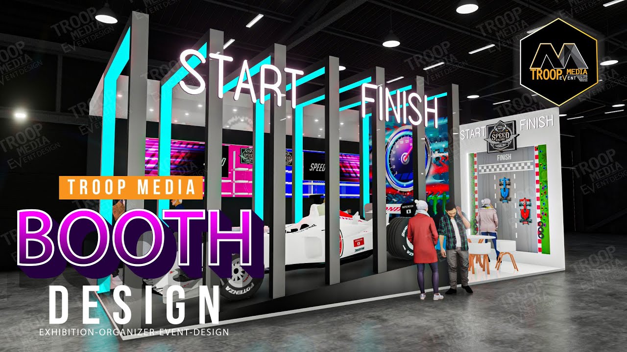 ออกแบบบูธงานแสดงสินค้า...Animation Preview / Exhibition Design /Booth ...