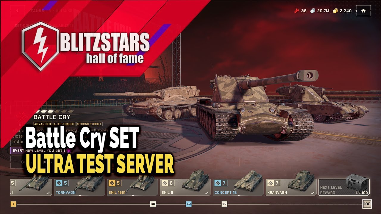 📝 Battle Cry SET 🚀Ultra Test | World of tanks Blitz - YouTube