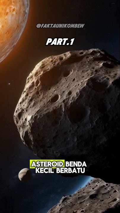 Perbedaan asteroid ,komet dan meteorid part.1 #faktaluarangkasa #asteroid #komet #meteorite ...