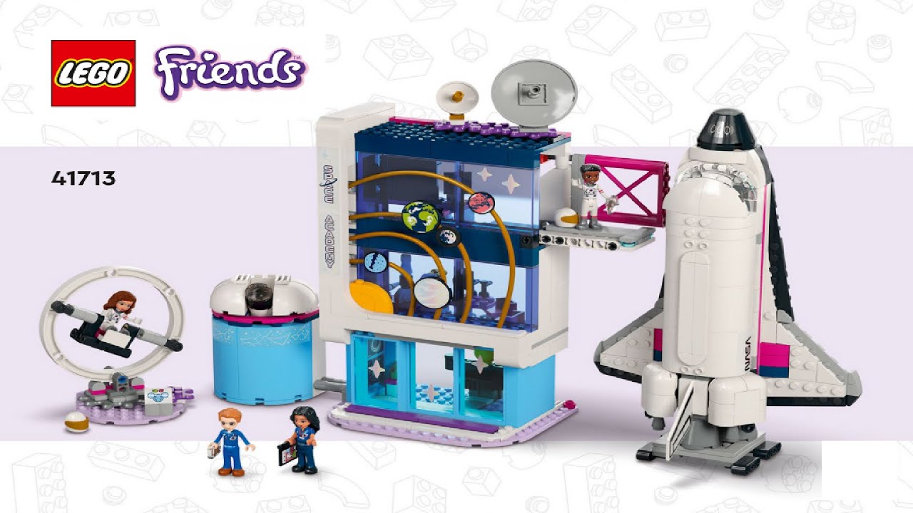LEGO instructions LEGO Friends 41713 Olivia's Space Academy - YouTube