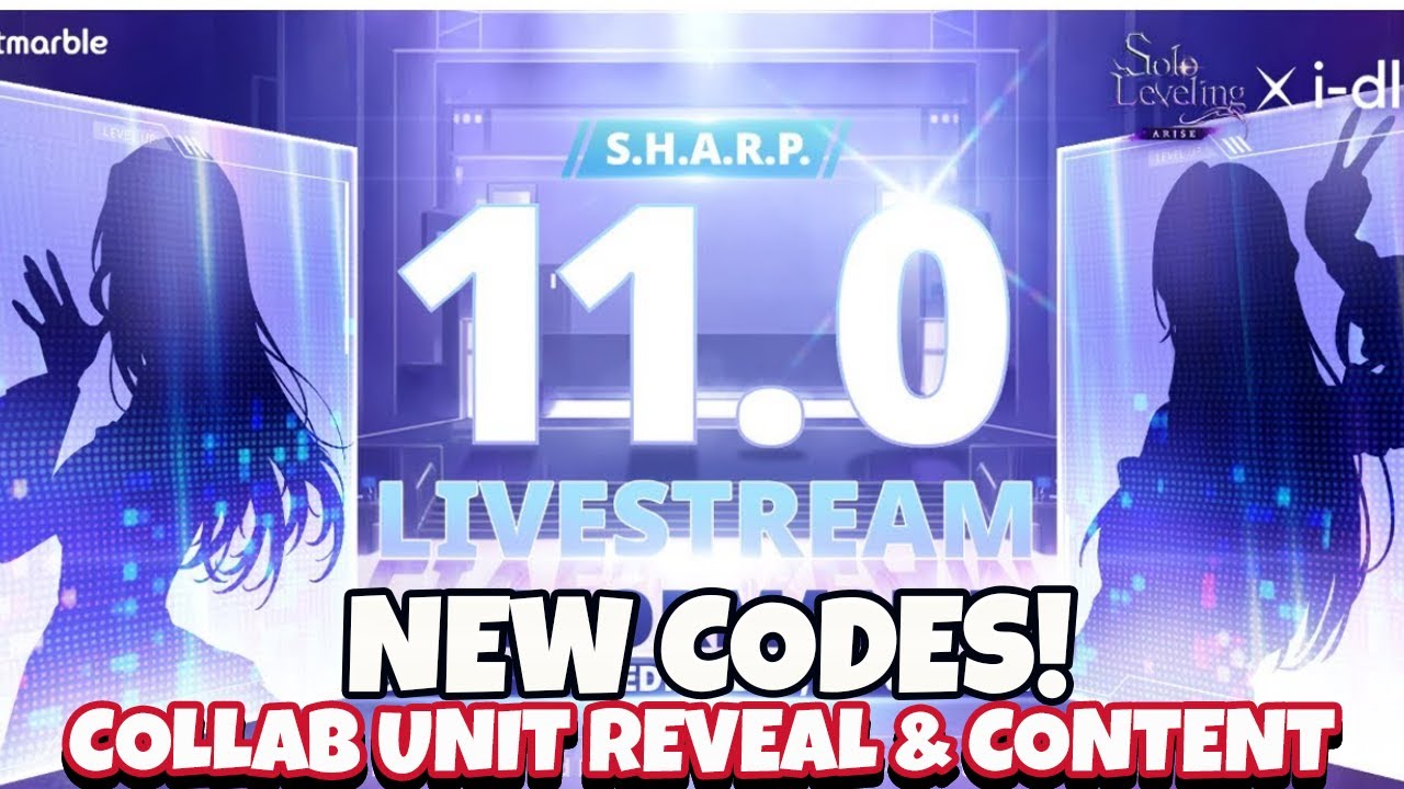 SHARP LIVESTREAM! COLLAB KIT REVEAL & MORE! GET CODES!! [Solo Leveling ...