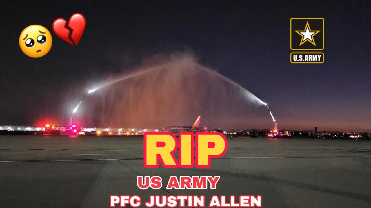 Hero Welcomed Home to be Laid to Rest🥺💔🇺🇸| RIP PFC Allen 🫡 #usarmy # ...