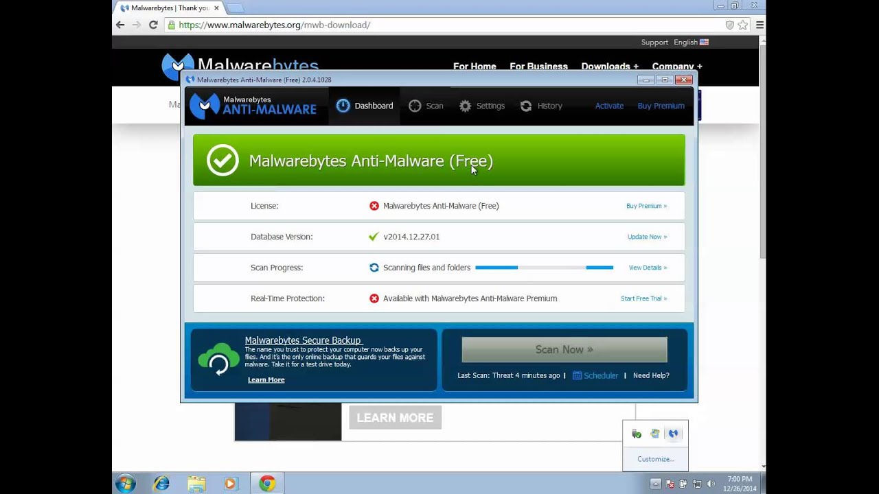 Malwarebytes Anti Malware - Demo - How to remove malware,virus,trojan ...