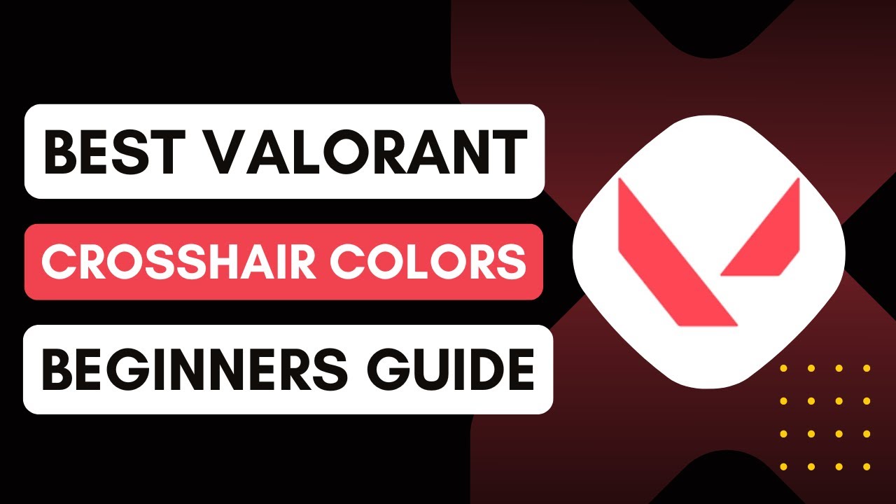 Best Valorant Crosshair Colors - Custom Crosshair Color - YouTube