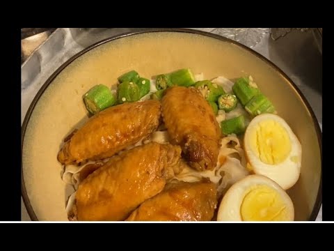 Easy Chinese dishes: ‘Lo Sui’ Chicken Wings Noodles - YouTube
