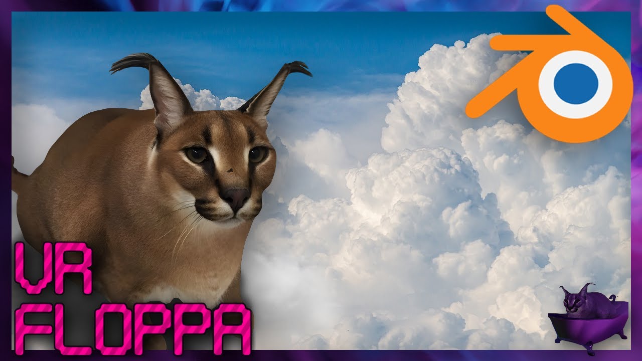 floppa relaxing in the clouds [SHORTS] #shorts - YouTube
