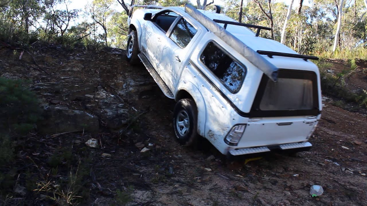 2008 HIlux d4d diff locks can your 4x4 do this??? - YouTube