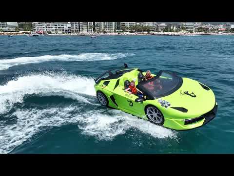 JETSKI CAR LAMBORGHINI SUPER THE BEST EXTREME WATER SPORT MARMARİS TÜRKİYE 30.05.2024