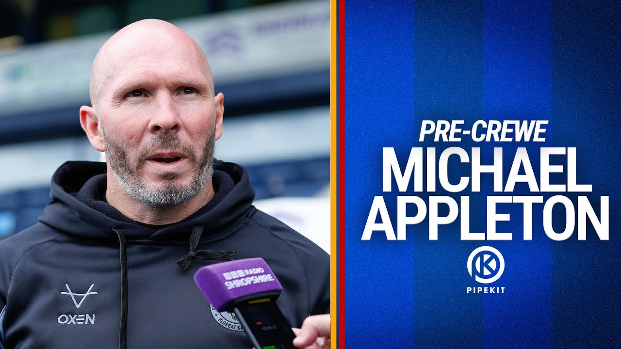 PRE-CREWE | Michael Appleton - YouTube