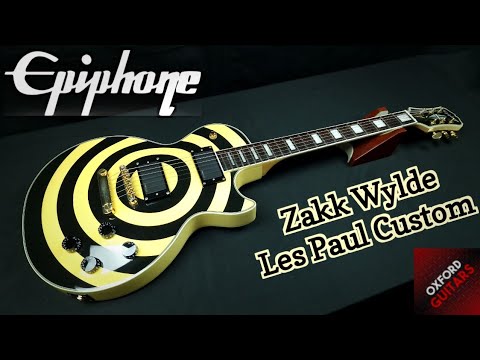 Epiphone Zakk Wylde Les Paul Custom Bullseye 2003 Made in Korea EMG HZ ...