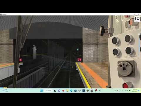 OpenBVE (Q) train 21st Street-Brighton Beach (Via 6th Avenue/Brighton Express) (R160B Siemens ...