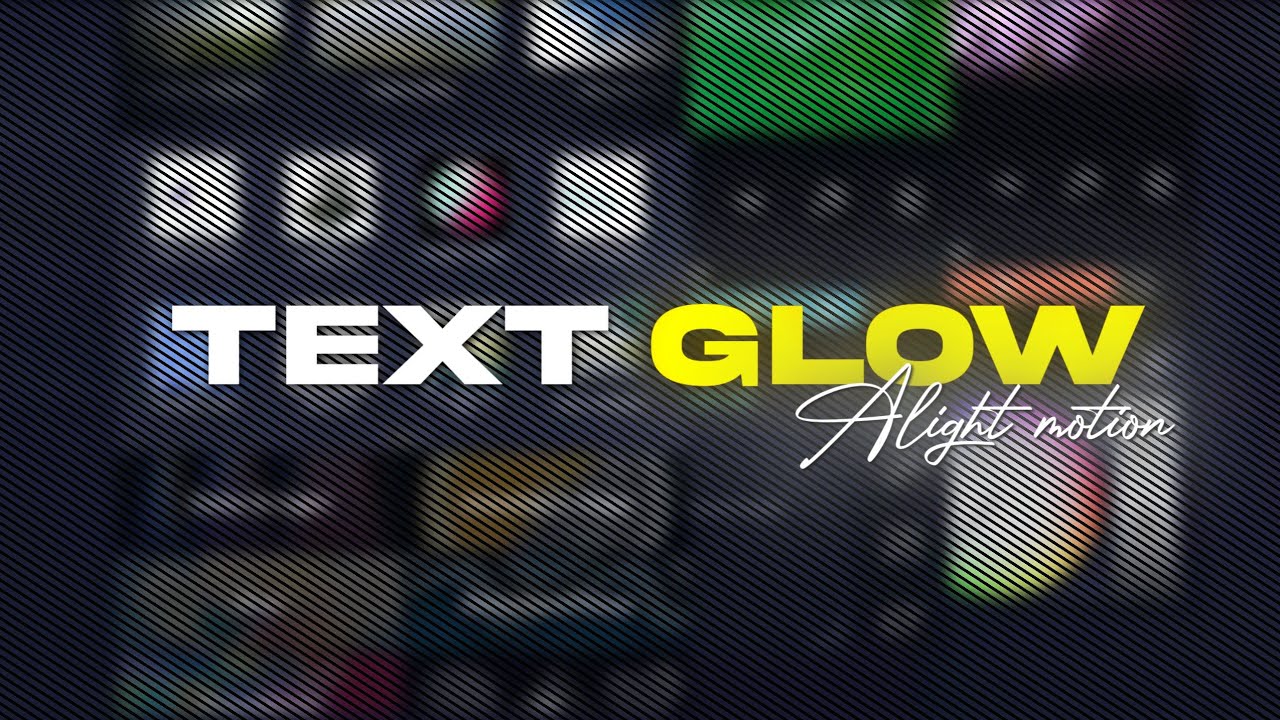 TEXT GLOW EFFECT PRESET+ TUTORIAL IN ALIGHT MOTION 🔥🫀 - YouTube