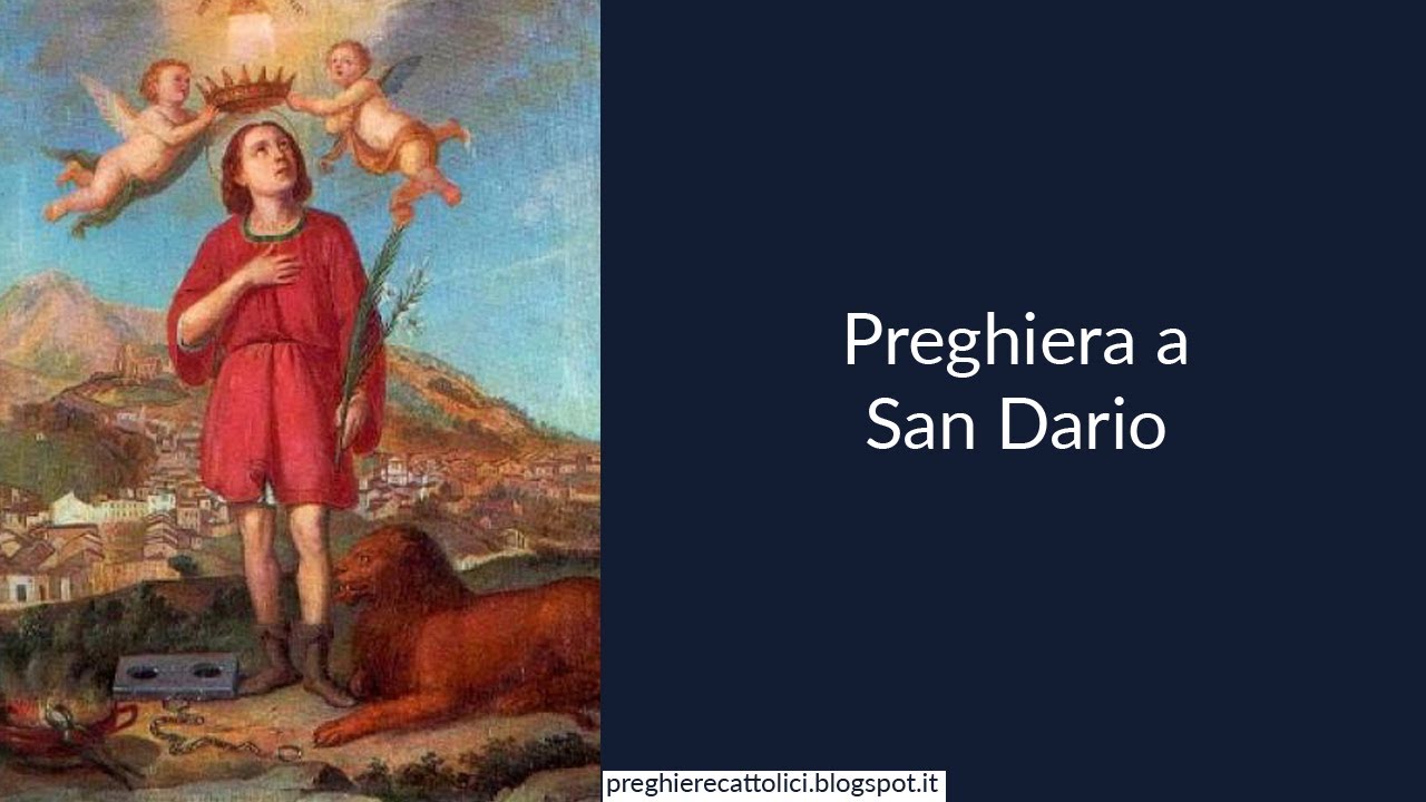 Preghiera a San Dario - YouTube