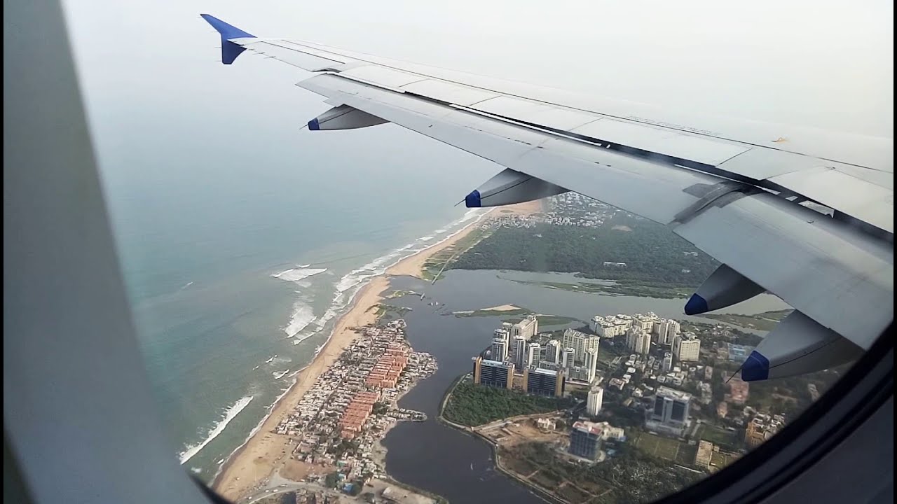 Indigo | Flight 6E 882 Landing at Chennai Airport - YouTube