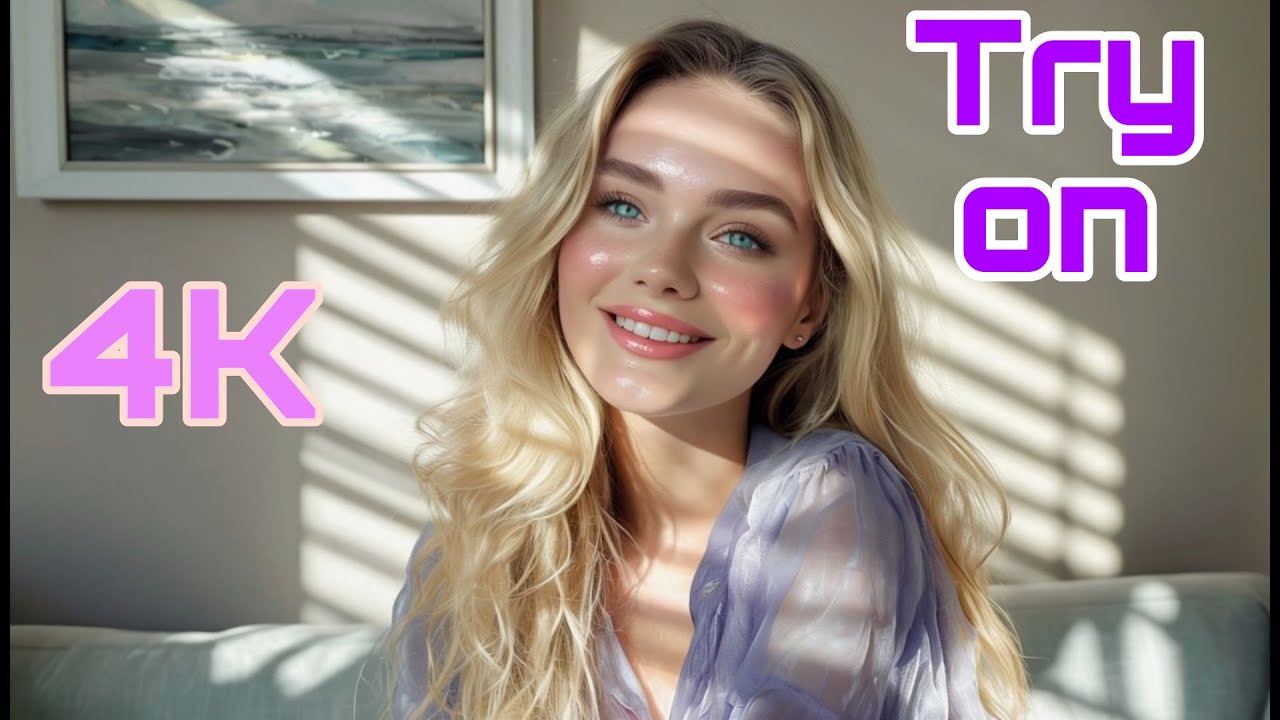 4K Transparent try on haul | see through transparent lingerie & bikini ...