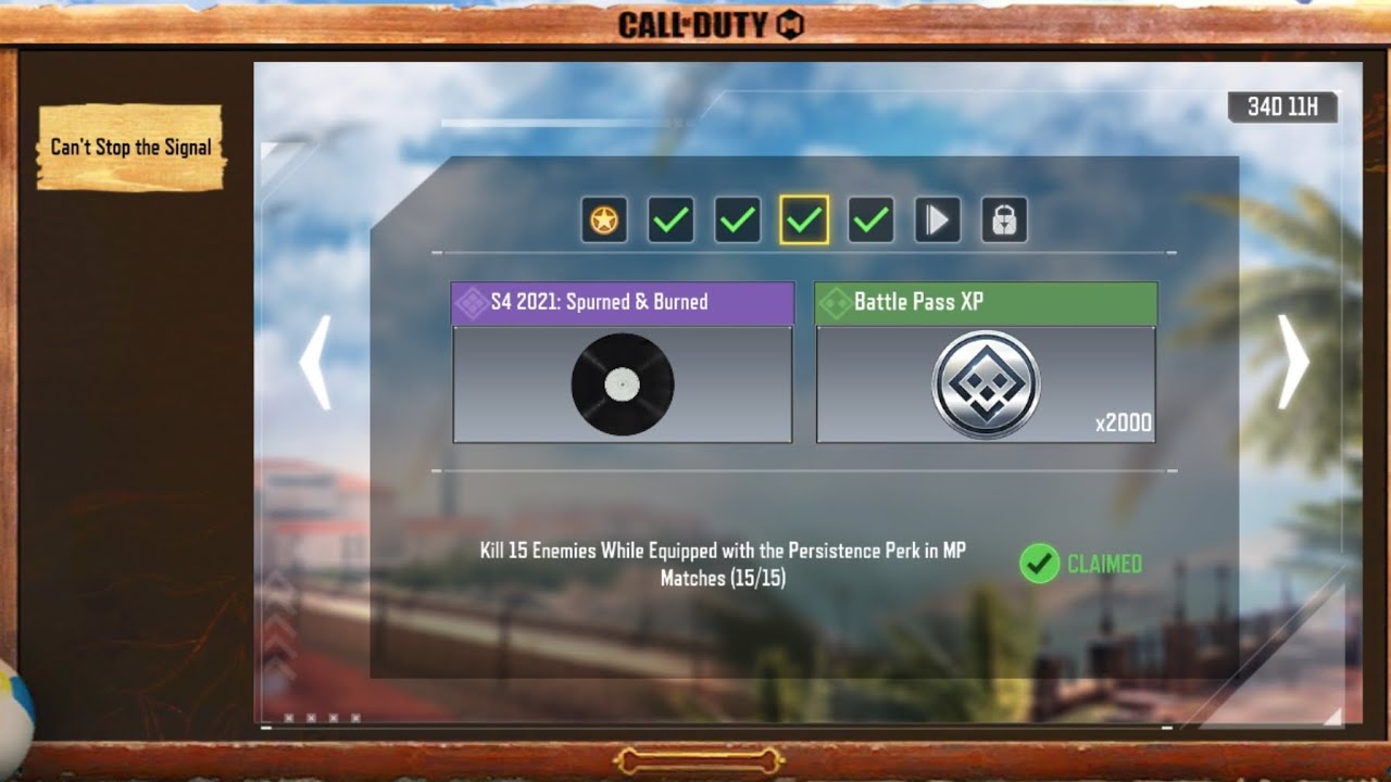 How To Kill 15 Enemies While Equipped With The Persistence Perk In MP ...