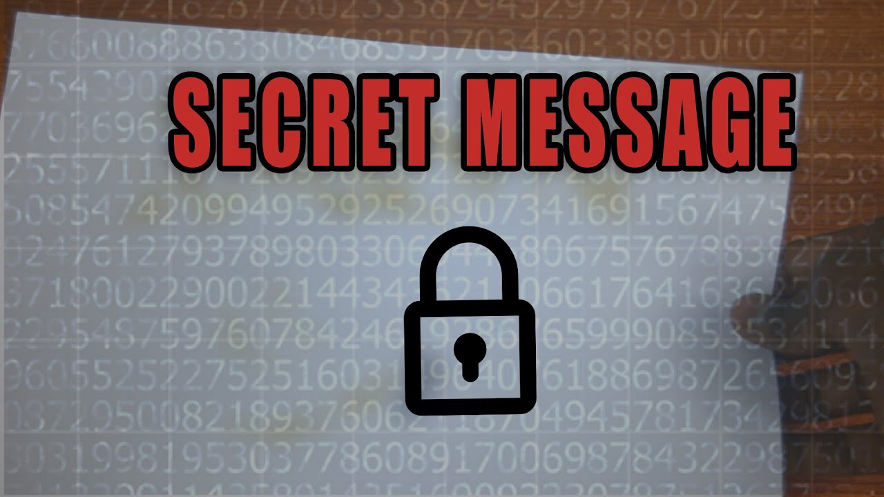 Secret Message Experiment - YouTube