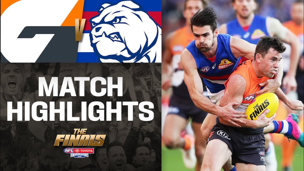 GWS v Western Bulldogs Highlights | Second Elimination Final, 2019 ...
