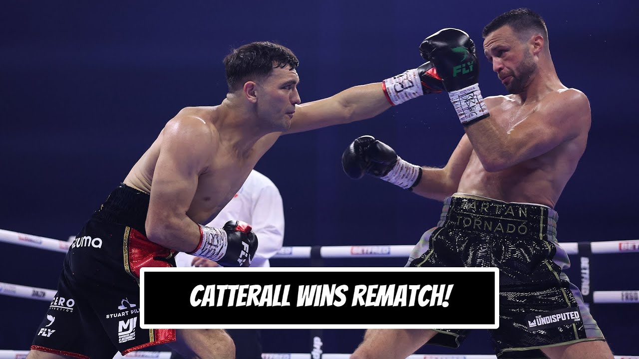Catterall wins rematch, and Bob Arum goes ballistic! - YouTube