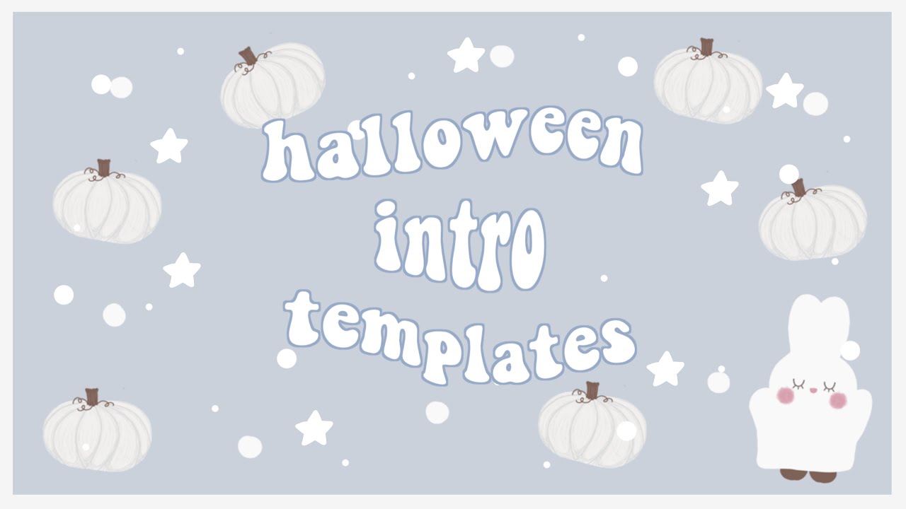 Aesthetic Halloween Intro Templates #20 - Vitamejiku - YouTube