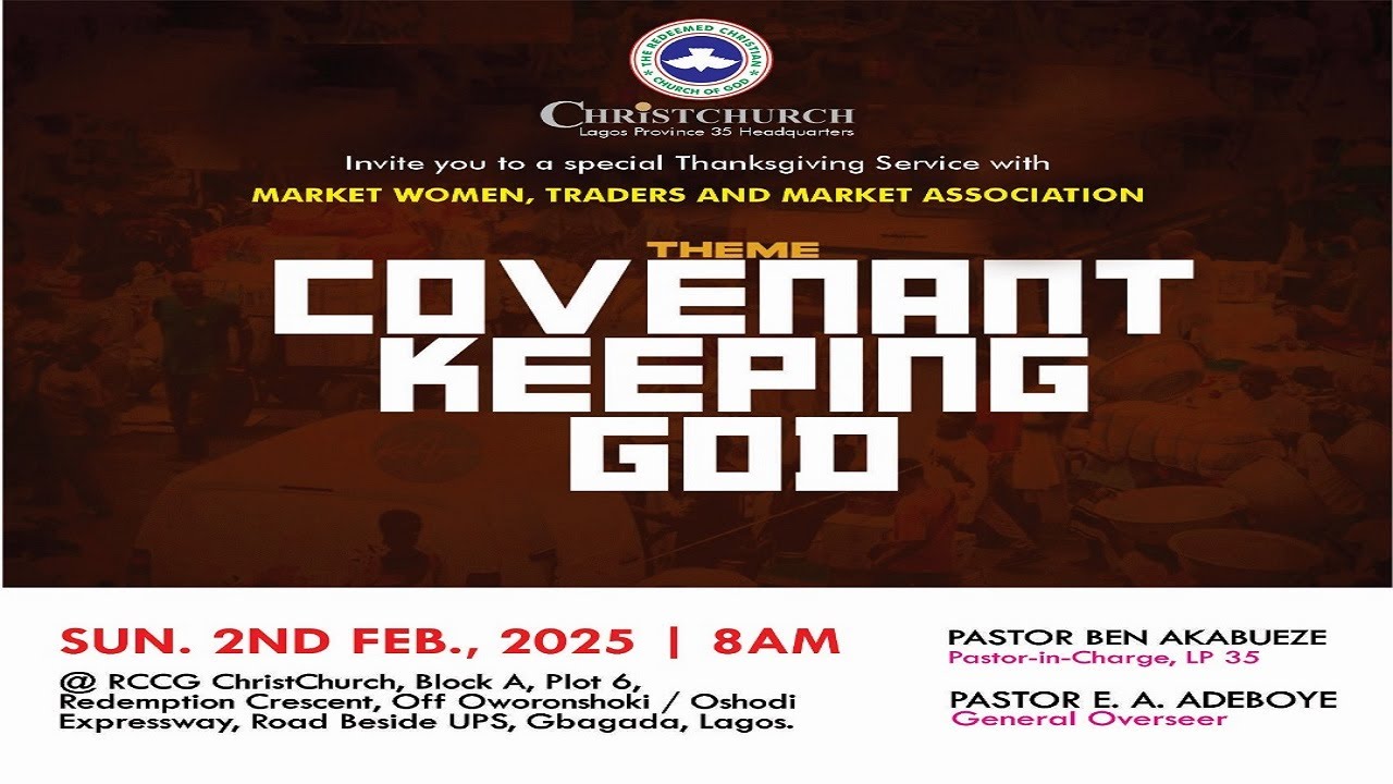FEBRUARY THANKSGIVING SERVICE || 2ND FEBRUARY 2025 || COVENANT KEEPING ...