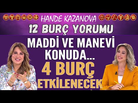 3-9 Kasım 2025 Hande Kazanova 12 Burç Yorumu Maddi ve Manevi konuda 4 burç çok etkilenecek!