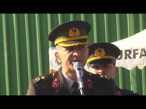 Binbaşı yemin töreninde 'Dua'yı okudu