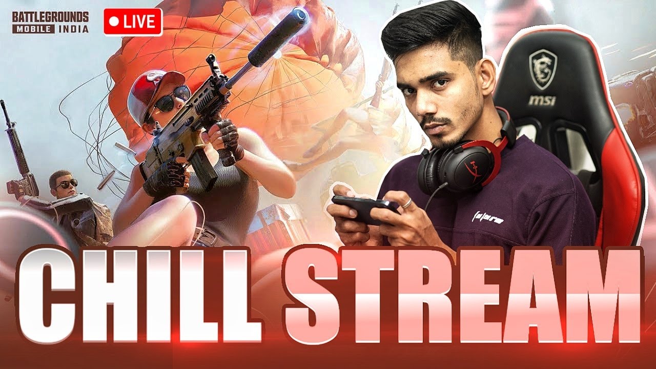 CHILL STREAM WITH UZU GAMER | RUSH GAMEPLAY ONLY | BGMI LIVE | FACECAM🔴 ...