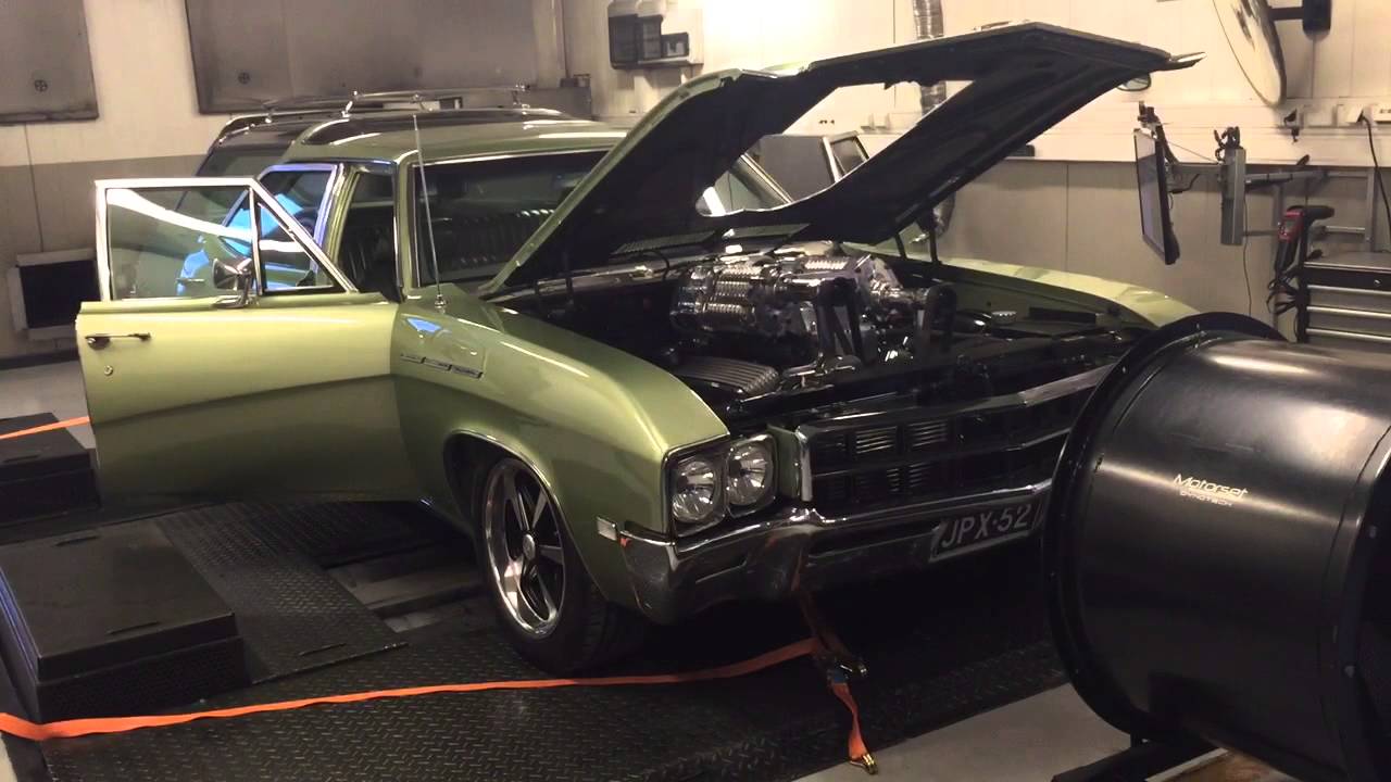 Twin supercharged Buick Sportwagon on dyno - YouTube