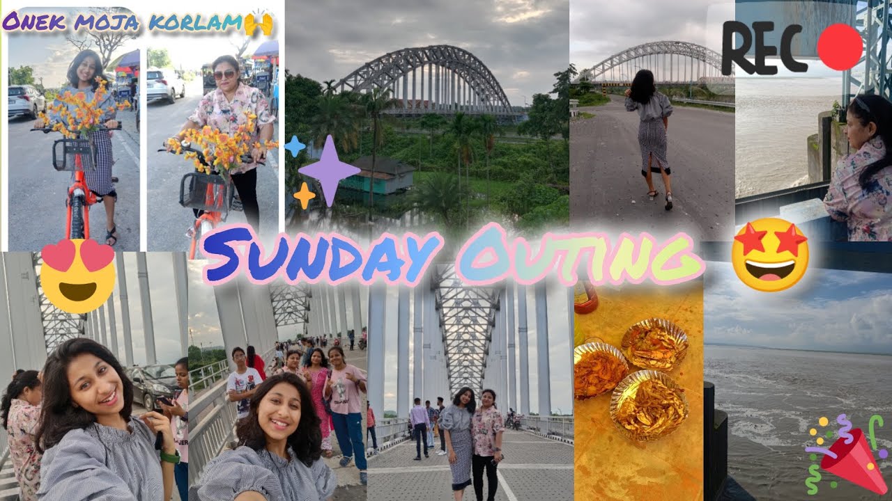 #vlog-4 Sunday Outing|| Finally jete parlam||Atto varities jinis paoya ...