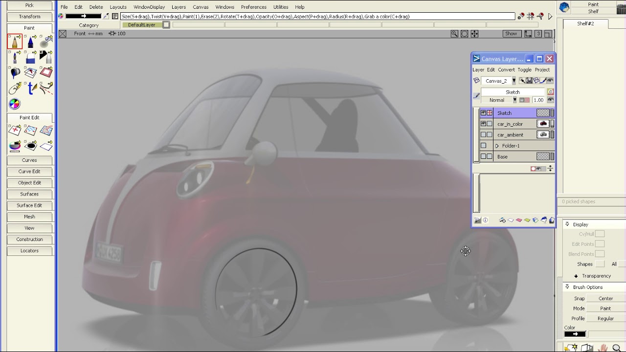 Alias Studio 2008 - Feature Specific Data Sketch AS08 Sketch Predictive ...