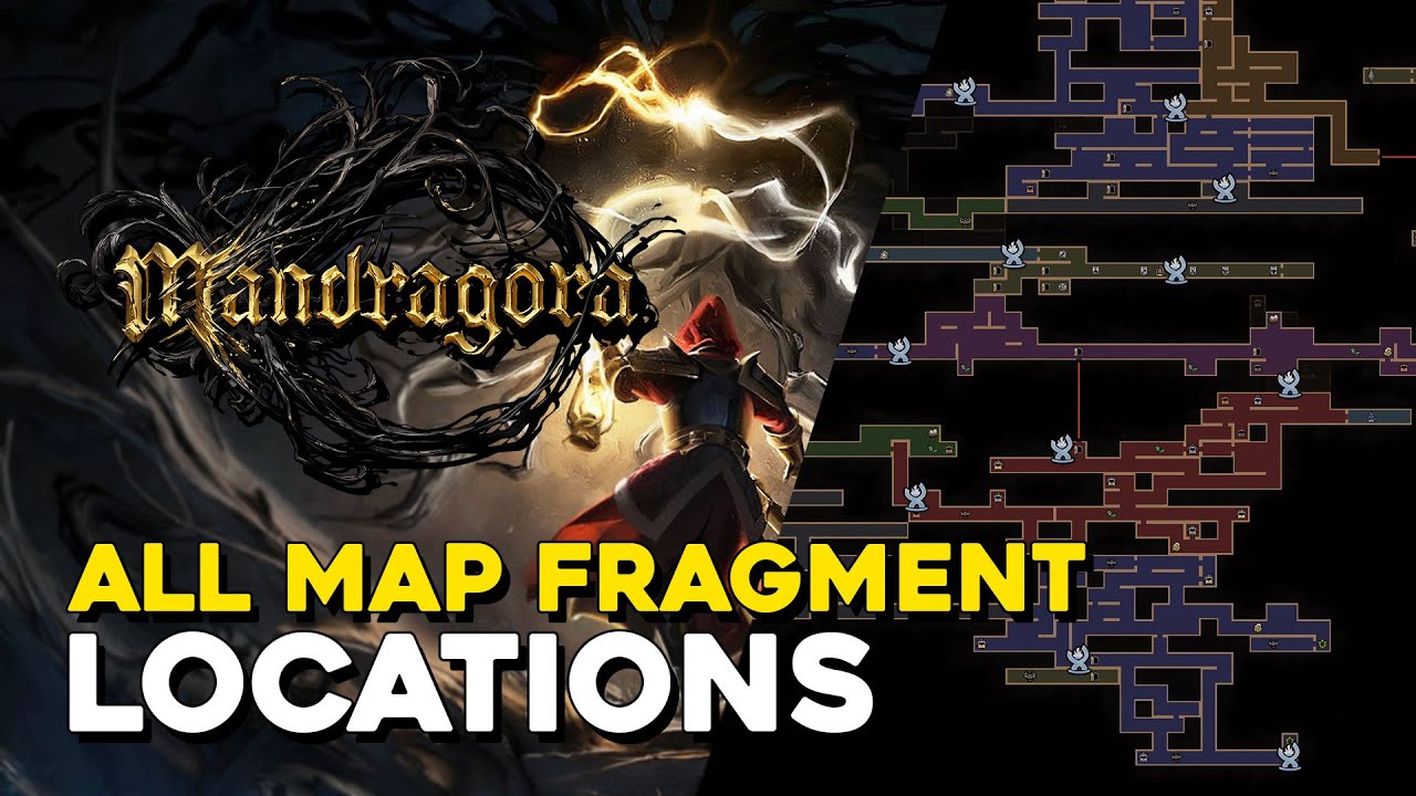 Mandragora All Map Fragment Locations - YouTube