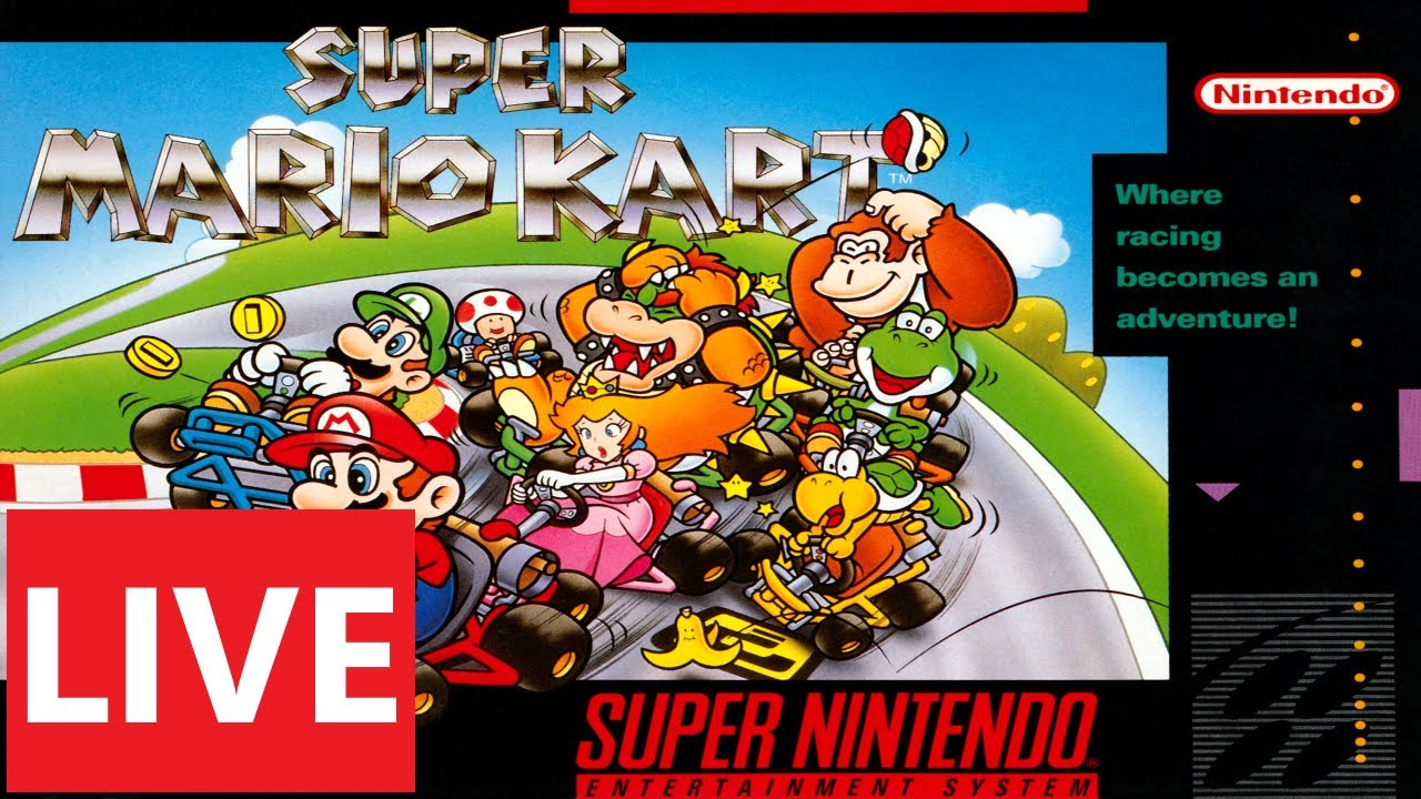 SUPER MARIO KART - ORIGINAL HARDWARE #MARIOKART #1992 #GO-KART - YouTube