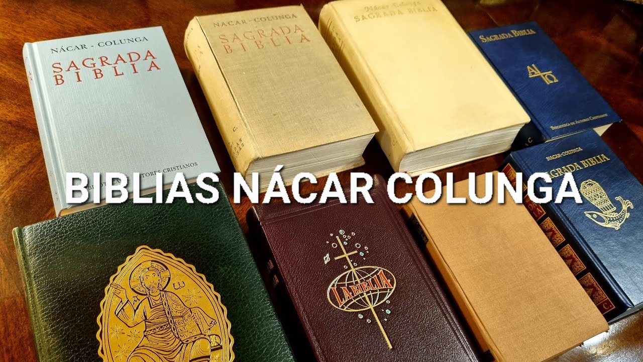Biblias Nácar Colunga, Fácsimil 1944 hasta la edición 2020 - YouTube