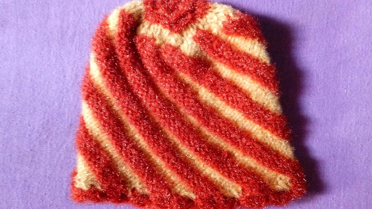 How to Stitch a knitting Cap - YouTube