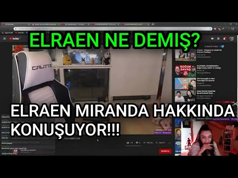 MİRANDA ELRAEN'İN YAYINDA ARKASINDAN NELER KONUŞTUĞUNU İZLİYOR - MİRANDA İZLİYOR - ELRAEN -