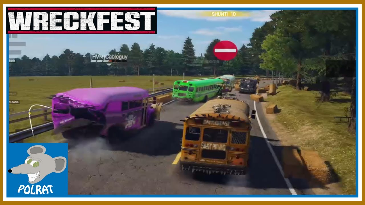 Backwards Bus Chaos then Extreme Damage 😂 | Wreckfest Multiplayer ...