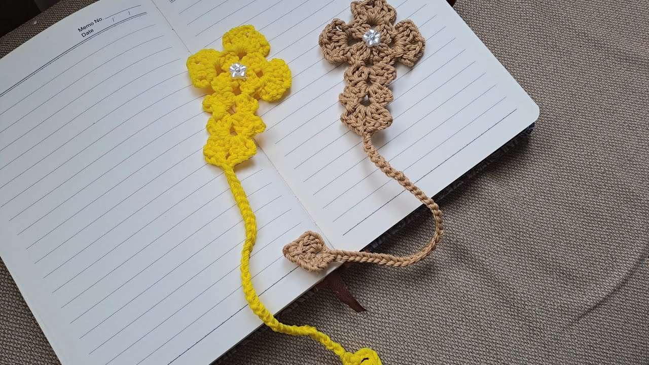 Crochet Bookmark Tutorial for Beginners: 10 Minutes Beautifull Crochet ...