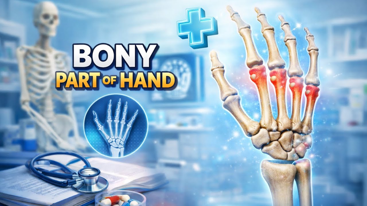 Bony Part Of Hand | Upper limb | Dr Farjana Afrin - YouTube